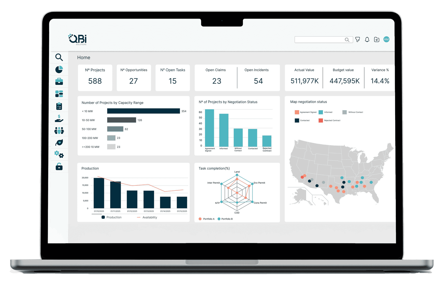 Business Management Software for Renewable Energy Companies | QBi